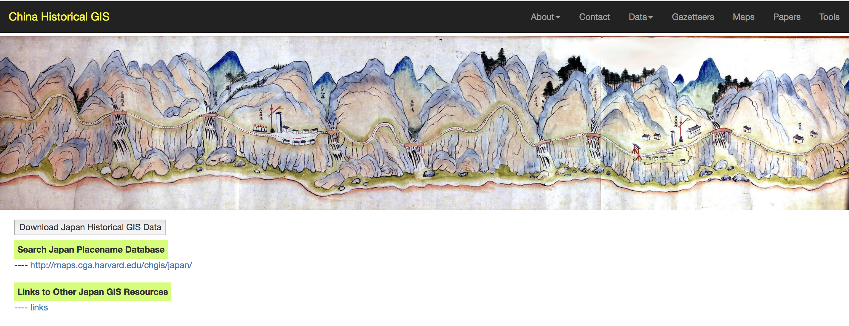 GIS and Mapping Tools | Japan Digital Research Center